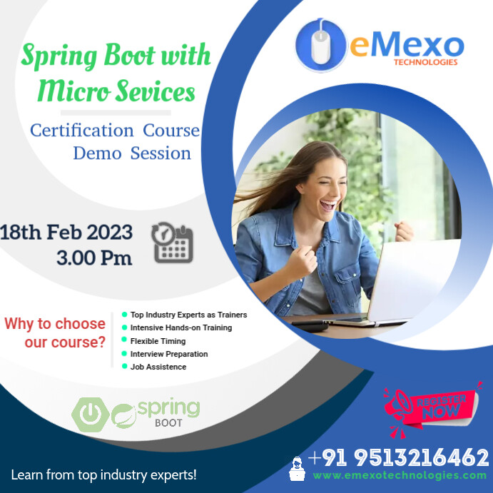 Spring Boot Demo Session Template Postermywall