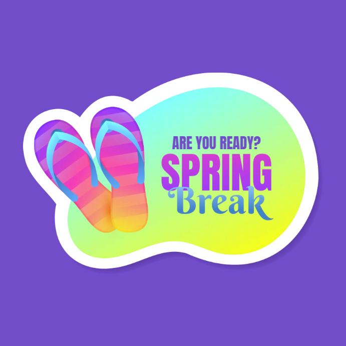 Spring Break Ads Template | PosterMyWall