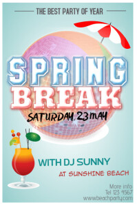 Beach Party Template | PosterMyWall