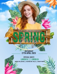 Spring Break Template | PosterMyWall