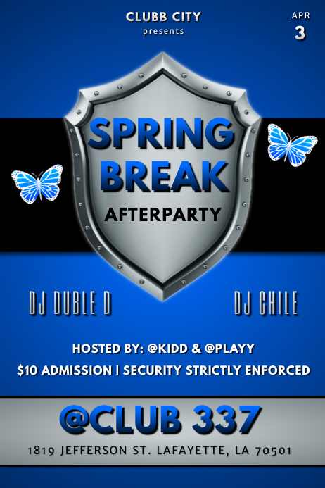 Copy of SPRING BREAK CLUB FLYER | PosterMyWall