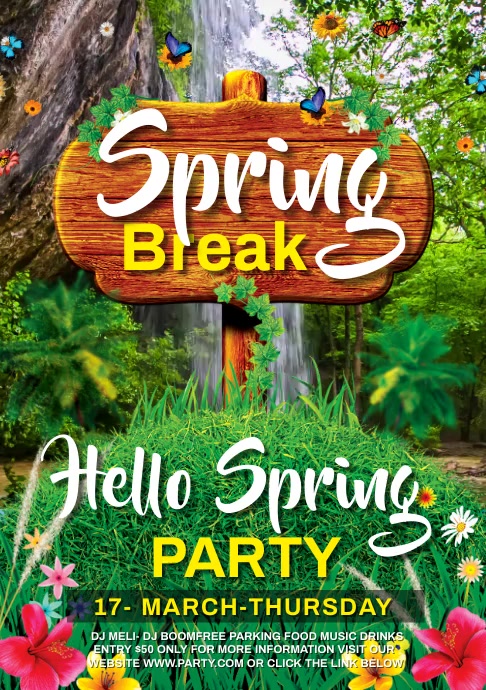 Copia de Spring break | PosterMyWall