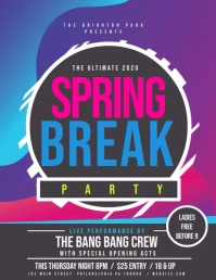 Create Free Spring Break Flyers | PosterMyWall