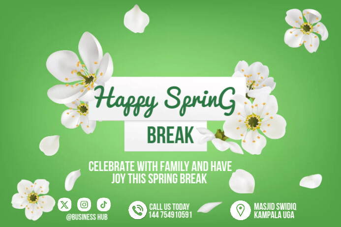 Copy of spring break | PosterMyWall