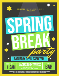 Spring Break Template | PosterMyWall