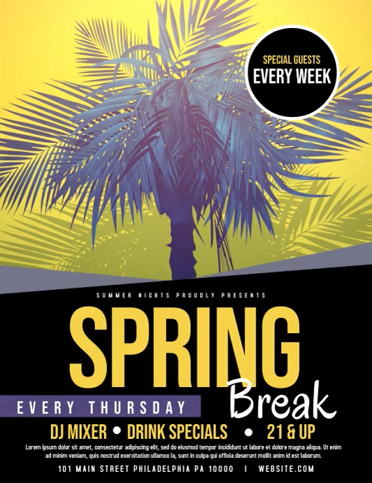 Copy of Spring Break | PosterMyWall