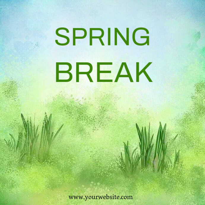 Spring Break Template | PosterMyWall