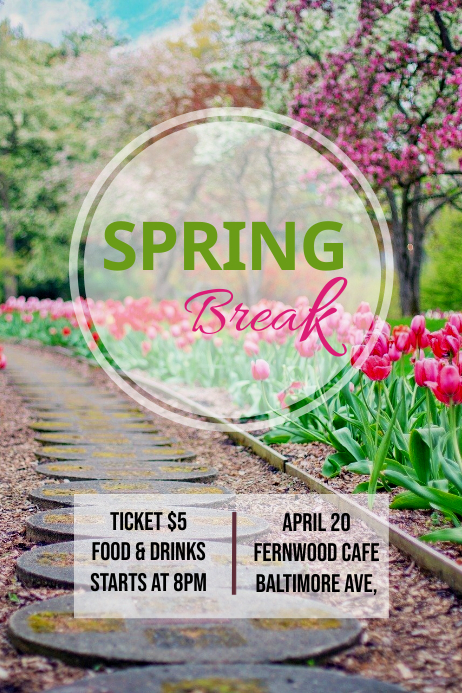 spring break Template | PosterMyWall