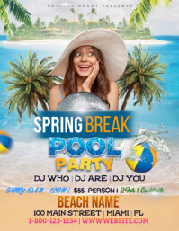 Spring Break Party Template | PosterMyWall