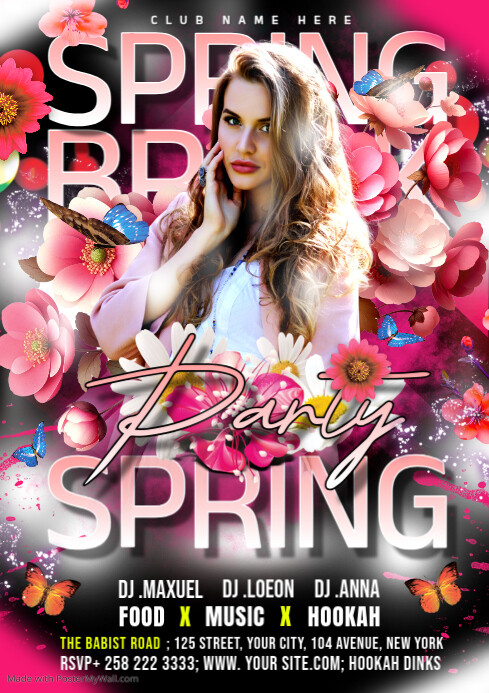Modèle SPRING BREAK | PosterMyWall