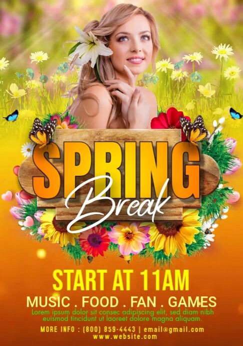 Copy of Spring Break | PosterMyWall