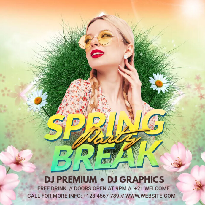 Plantilla de Spring Break | PosterMyWall