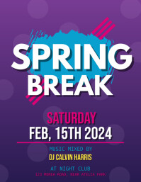 Spring Break Template | PosterMyWall