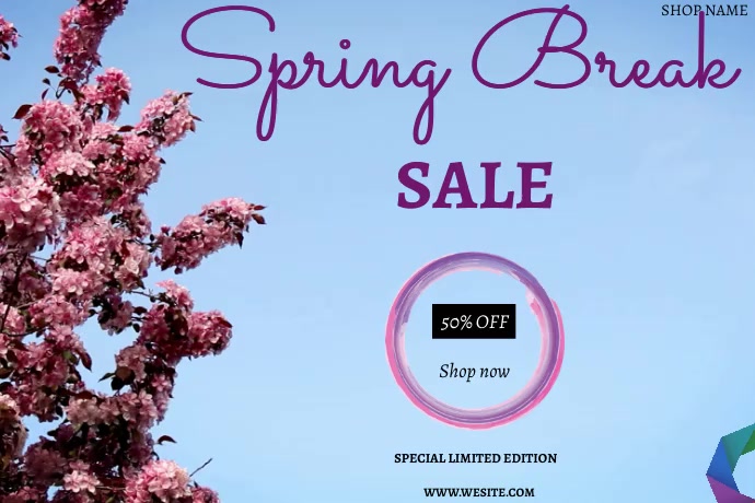 Spring Break Template | PosterMyWall