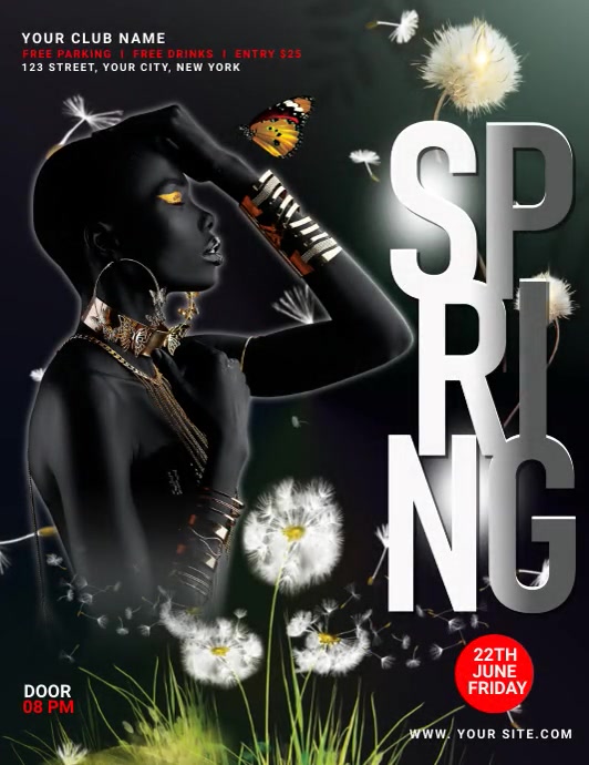 SPRING BREAK Template | PosterMyWall