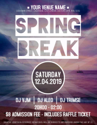 Spring Break Template | PosterMyWall