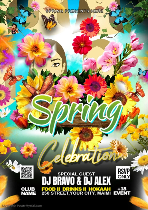 SPRING BREAK Template | PosterMyWall