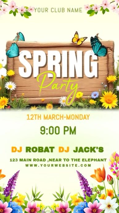 spring break Template | PosterMyWall