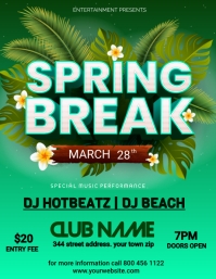 SPRING BREAK Template | PosterMyWall