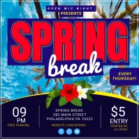Spring Break Template | PosterMyWall