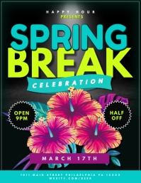 Spring Break Template | PosterMyWall