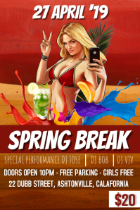 spring break Template | PosterMyWall