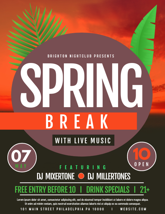 Copy of Spring Break | PosterMyWall