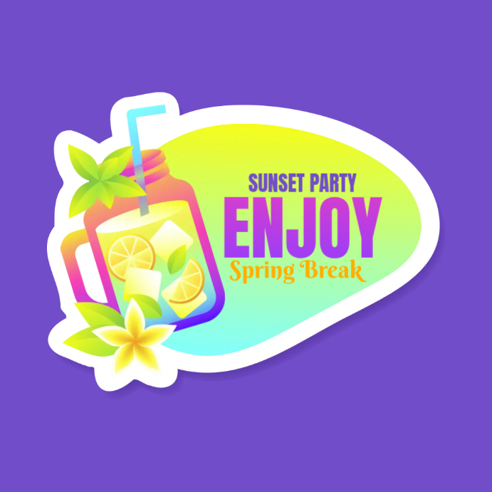 Spring Break Event Ads Template | PosterMyWall