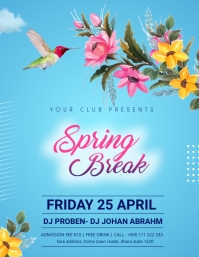 Spring Break Template | PosterMyWall