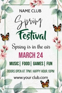 Spring Break Template | PosterMyWall