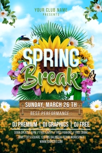 Spring Party Poster Template | PosterMyWall