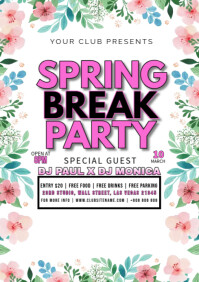 Spring Break Party Template | PosterMyWall