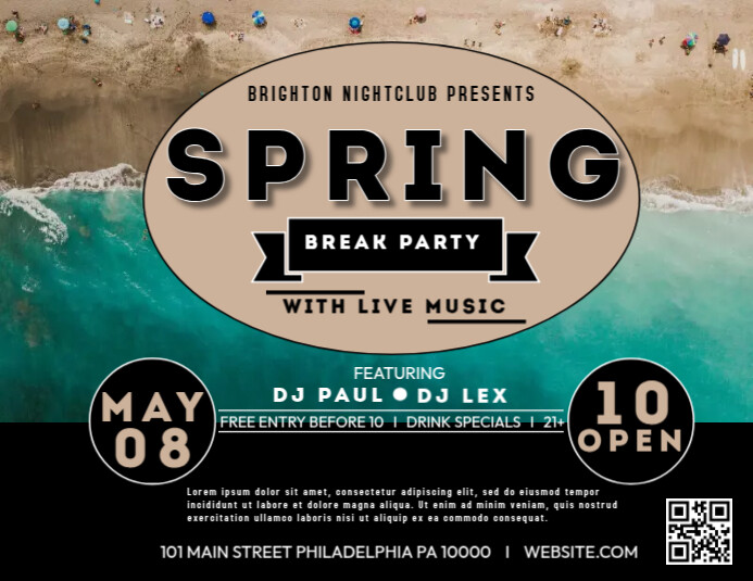 Copy of Spring Break Party | PosterMyWall