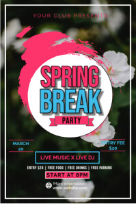 Spring Break Template | PosterMyWall