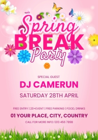 Spring Break Party Template | PosterMyWall