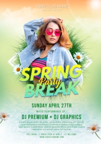 Spring Break Flyer Template | PosterMyWall