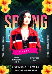 Spring Break Party Template | PosterMyWall