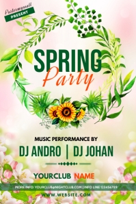 Spring Break Flyer Template | PosterMyWall