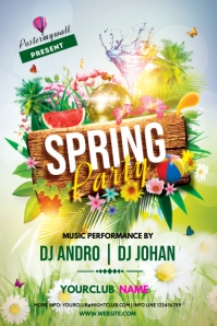 Spring Break Poster Template | PosterMyWall