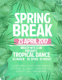 Create Free Spring Break Flyers | PosterMyWall