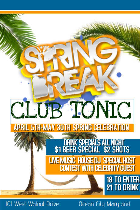 Copy of Spring Break | PosterMyWall