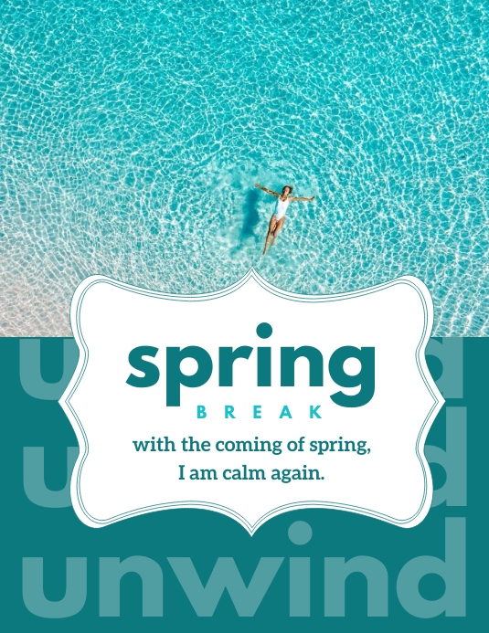 Spring Break Templates | PosterMyWall