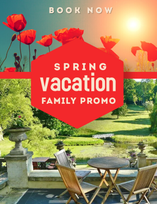 Spring Break Vacation Templates | PosterMyWall