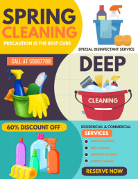 Spring cleaning Template | PosterMyWall