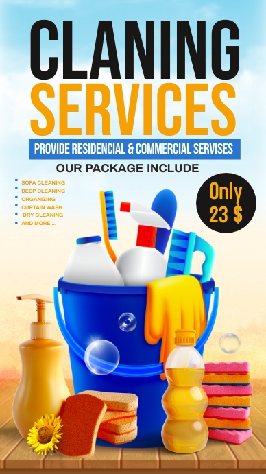 spring cleaning Template | PosterMyWall