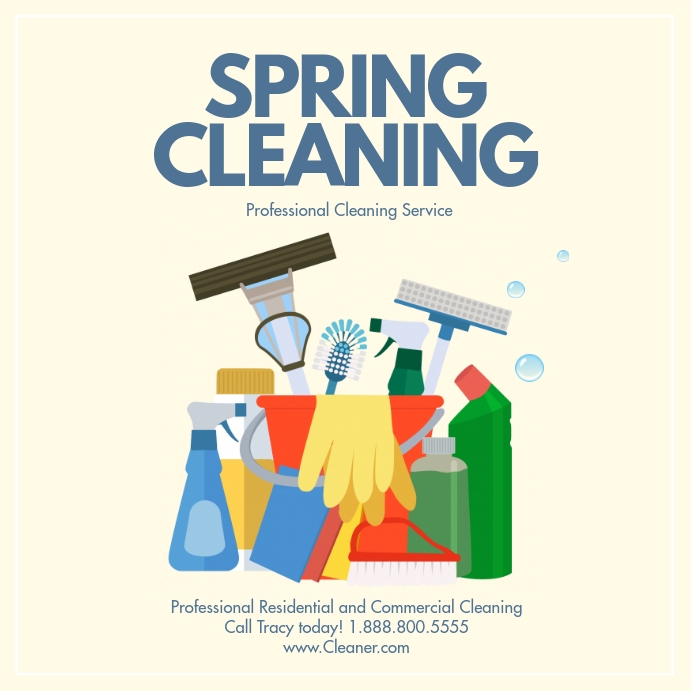 Copy of Spring cleaning | PosterMyWall
