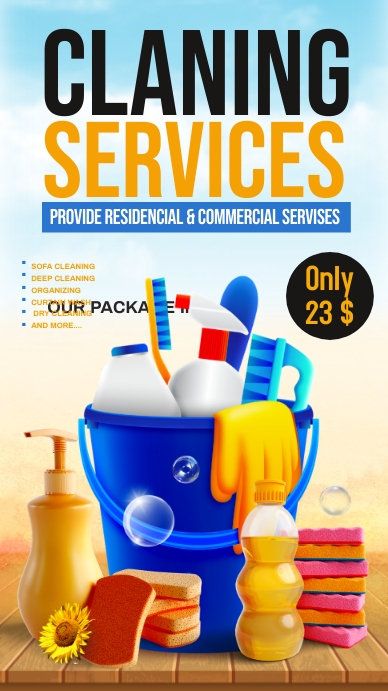 spring cleaning Template | PosterMyWall