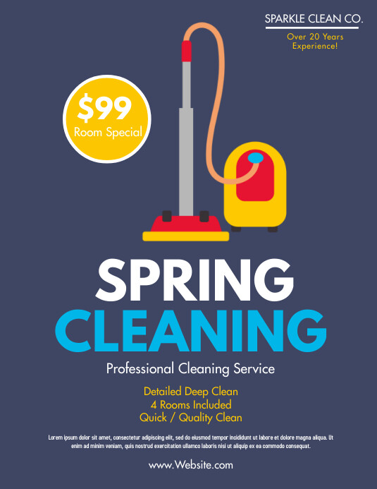 Spring cleaning Template | PosterMyWall