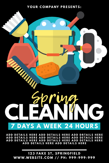 Copy of Spring Cleaning Poster | PosterMyWall