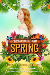 Spring Party Flyer / Poster Template | PosterMyWall